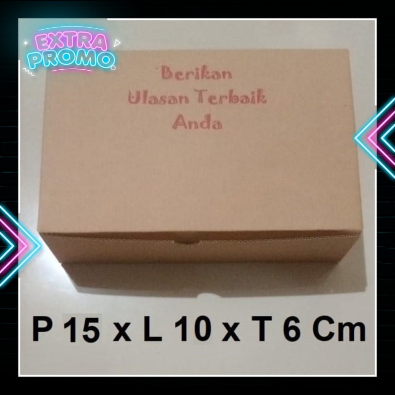 Jual Promo KOTAK KARDUS BOX PACKING TANPA ISOLASI STAPLES SIZE P 15 x L ...