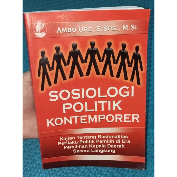 Jual Buku Sosiologi Politik Kontemporer Kajian Tentang Rasionalitas