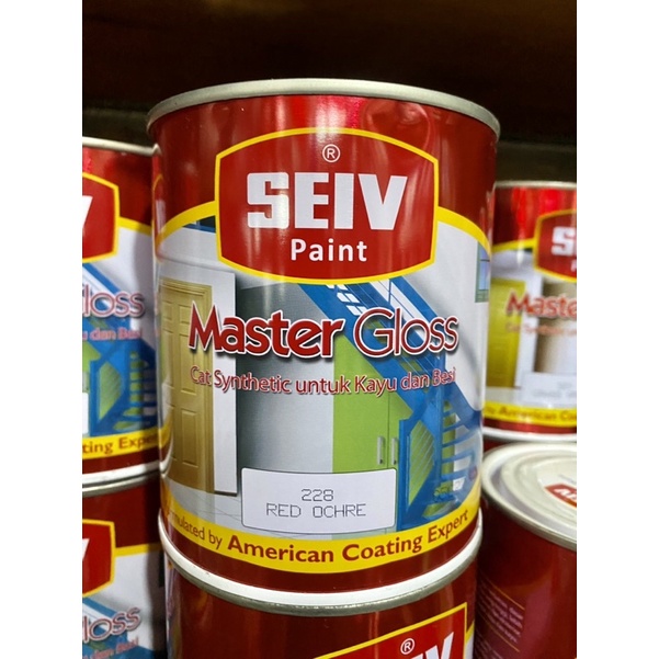 Jual Cay kayu Cat besi SEIV 1kg cat synthetic Master Gloss | Shopee ...