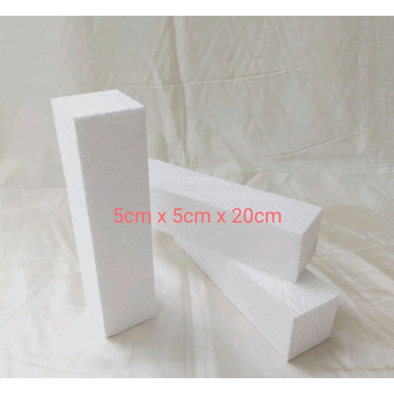Jual Styrofoam Foam buket 5cm x 5cm x 20cm | Shopee Indonesia