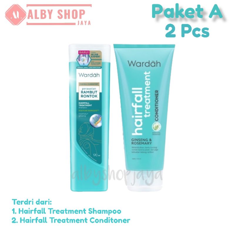 Jual Paket WARDAH Shampoo & Conditioner / Hair Fall Treatment - Nutri ...