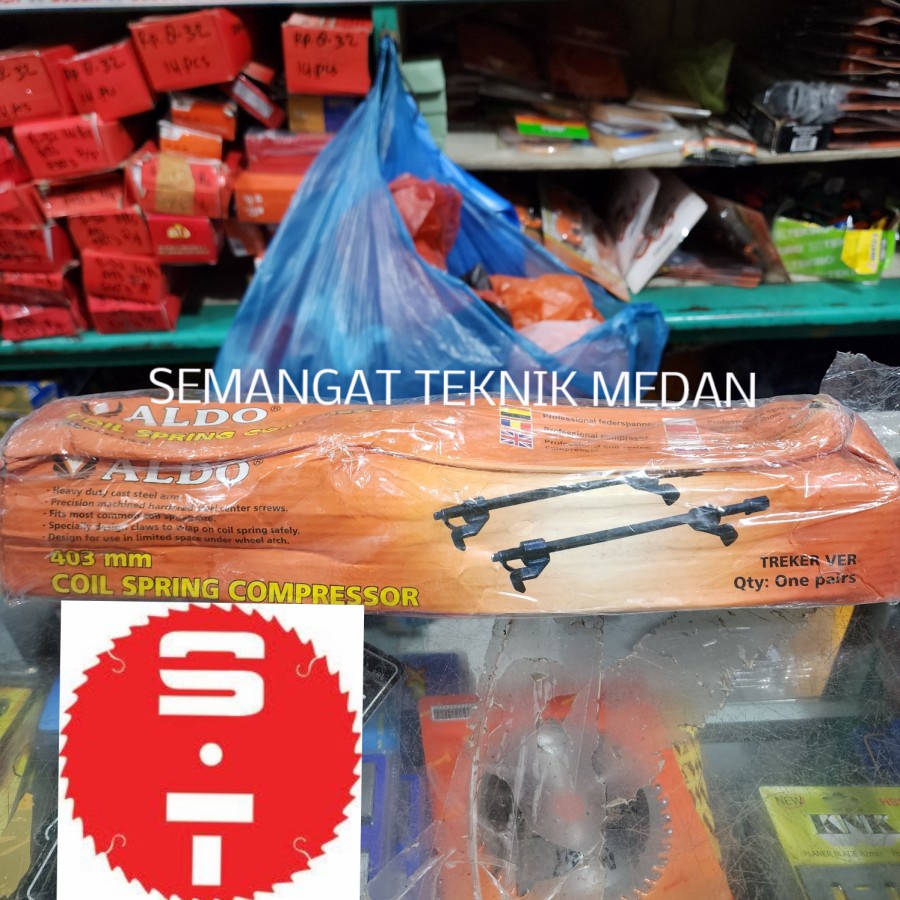 Jual ALAT TREKER PER VER MOBIL DOUBLE JAW COIL SPRING COMPRESSOR 40CM ...