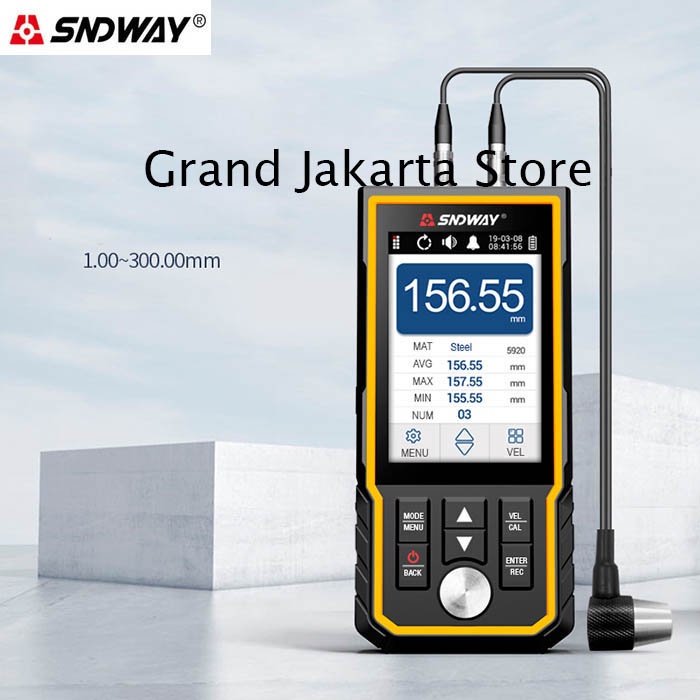 Jual Ultrasonic Thickness Gauge SW-6520 SNDWAY Ketebalan SW6520 Meter ...