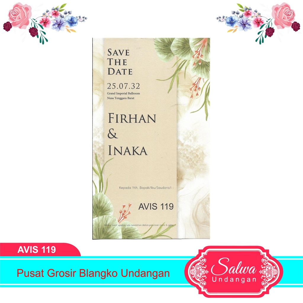 Jual Blangko Undangan Avis 119 Harga Murah | Shopee Indonesia