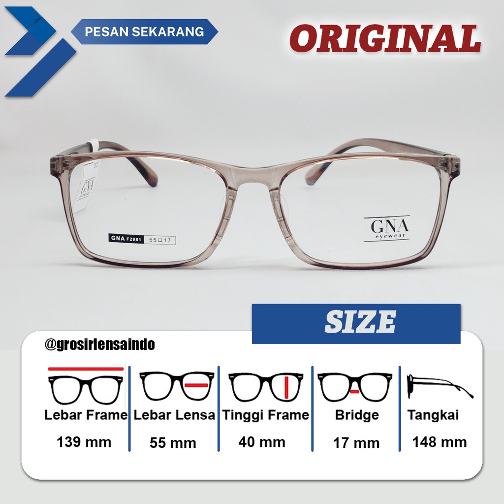 Jual Frame Kacamata GNA eyewear Pria/Wanita | Shopee Indonesia