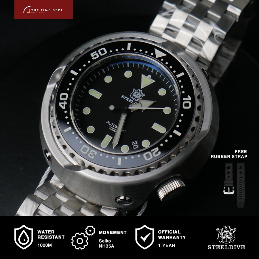 Jual Steeldive SD1978 "Emperor Tuna" NH35A Automatic Jam Tangan Diver ...