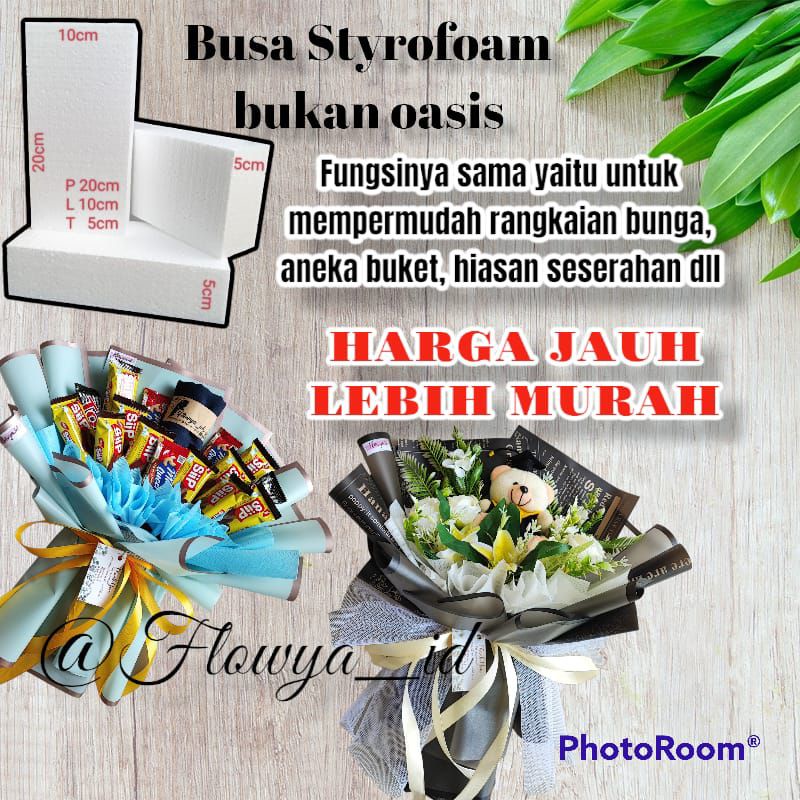 Jual BUSA UNTUK BUKET & HIASAN HANTARAN MURAH STYROFOAM KERING HARHA ...
