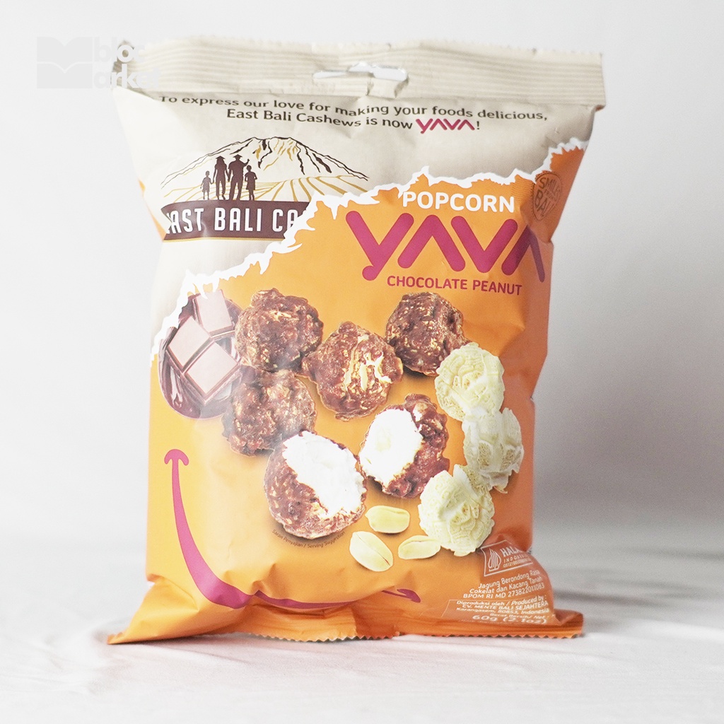 Jual YAVA POPCORN CHOCOLATE PEANUT 60GR | Shopee Indonesia