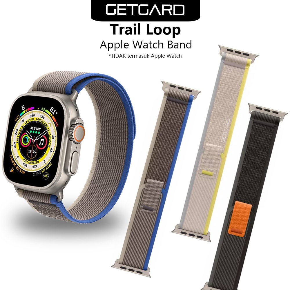 Jual Trail Loop Apple Watch Ultra Band iWatch 8 7 6 5 4 3 2 1 SE Nylon ...