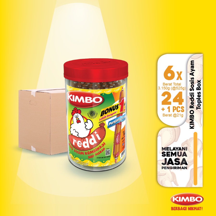 Jual KIMBO Reddi Sosis Ayam Toples Box | Shopee Indonesia