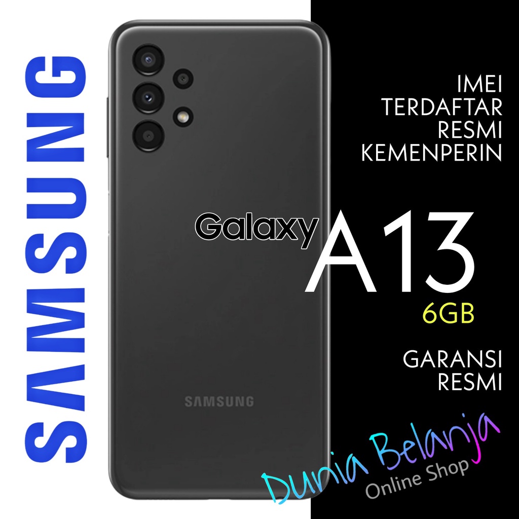 Jual SAMSUNG A13 6/128 - GARANSI RESMI - HP SAMSUNG GALAXY A13 RAM 6GB ...