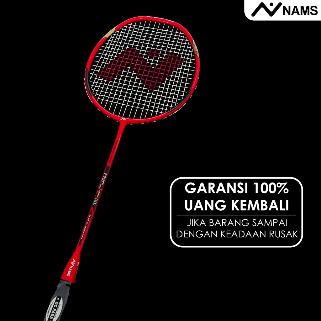 Jual NAMS ORIGINAL FIRST MAIN RAKET BULUTANGKIS BADMINTON ORIGINAL ANAK ...