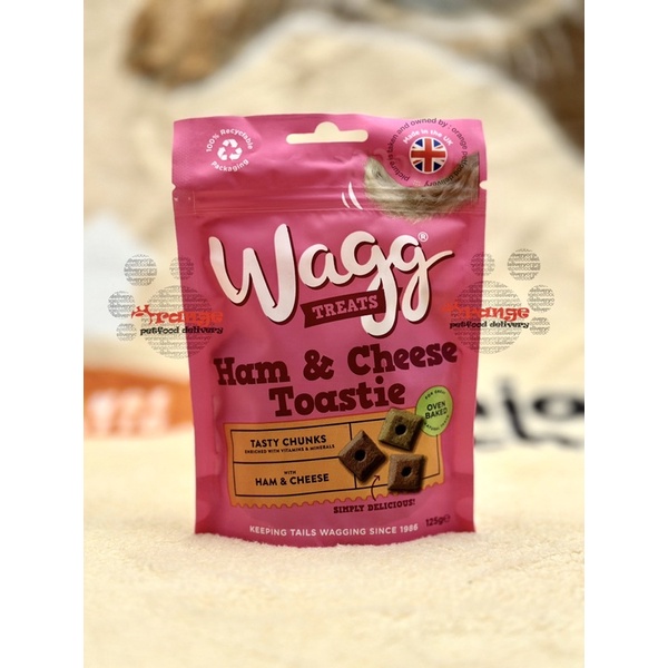 Jual WAGG ham & cheese toastie 125 gr - dog treats snack cemilan anjing ...
