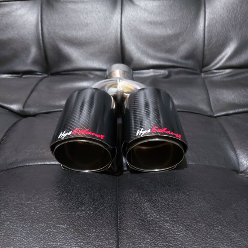 Jual Tail Pipe Carbon Diesel/ Bensin 3.5 Inch Muffler Cutter Innova VRZ ...