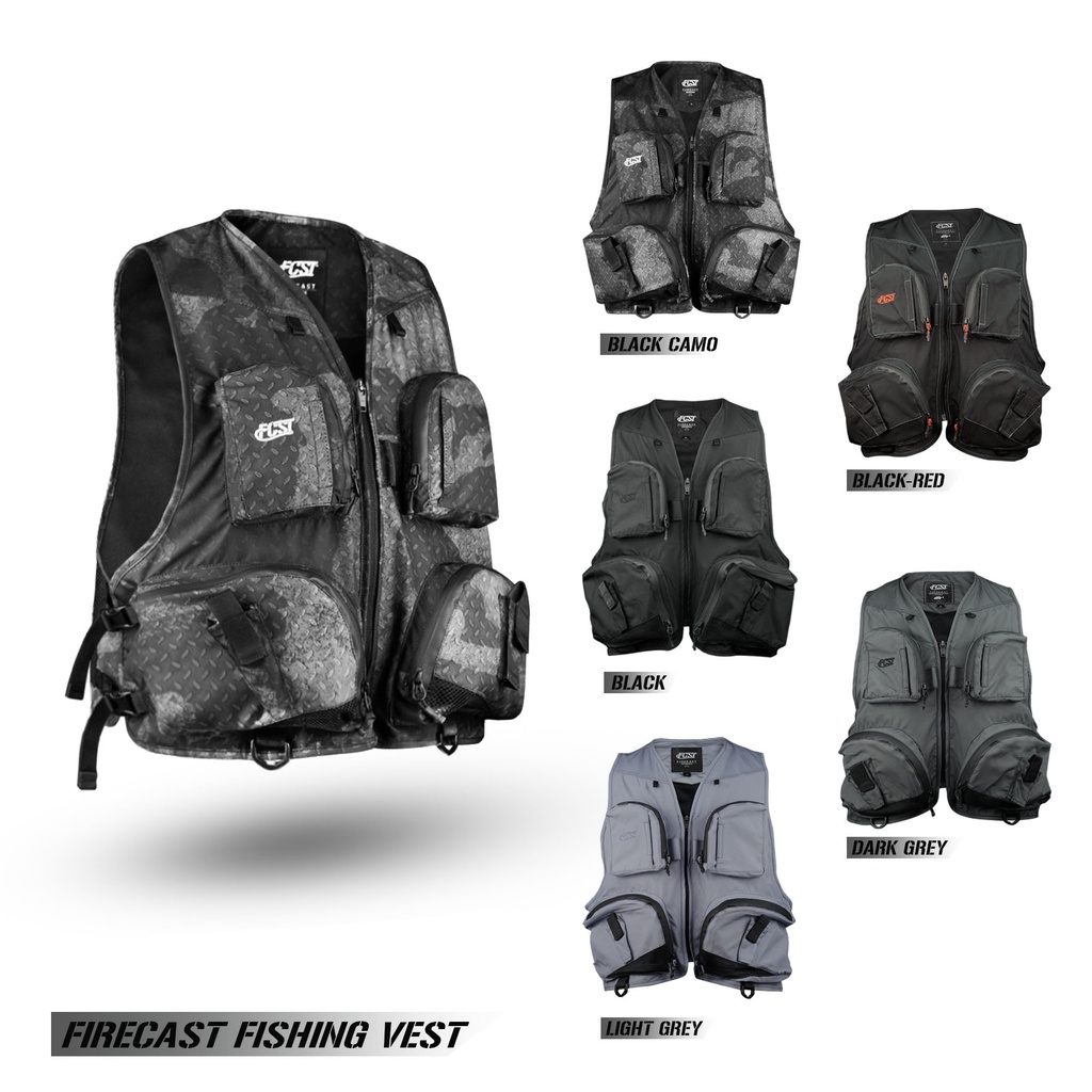 Jual Firecast | Rompi Mancing | Rompi Outdoor | Firecast Fishing Vest ...