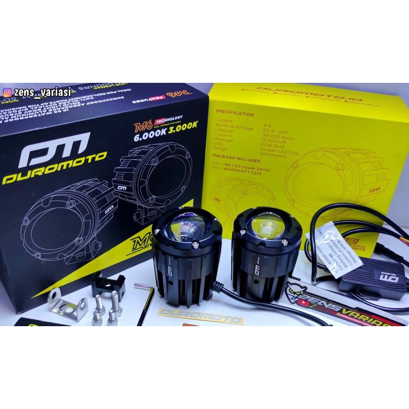 Jual DUROMOTO M6 100 WATT SUPER TERANG | Shopee Indonesia