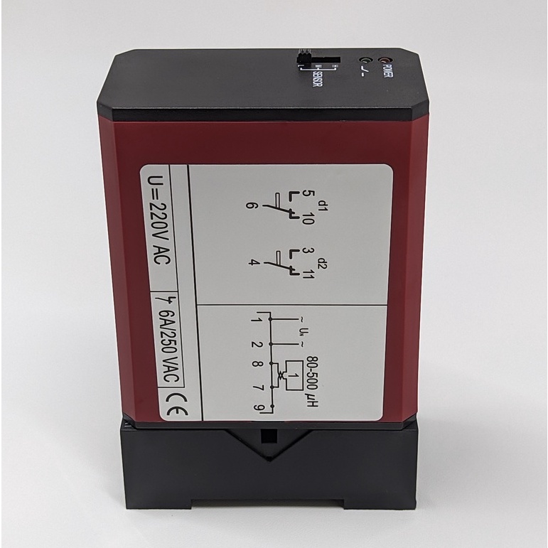 Jual Vehicle Loop Detector Merah 220V VLD Single, Metal Sensor Parkir ...