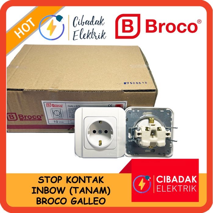 Jual STOP KONTAK IB BROCO GALLEO / STOP KONTAK ARDE INBOW BROCO GALEO | Shopee Indonesia
