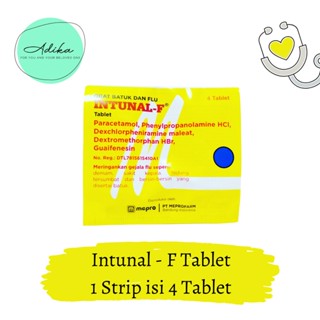 Jual Intunal-F Tablet 1 Strip 4 Tablet | Shopee Indonesia