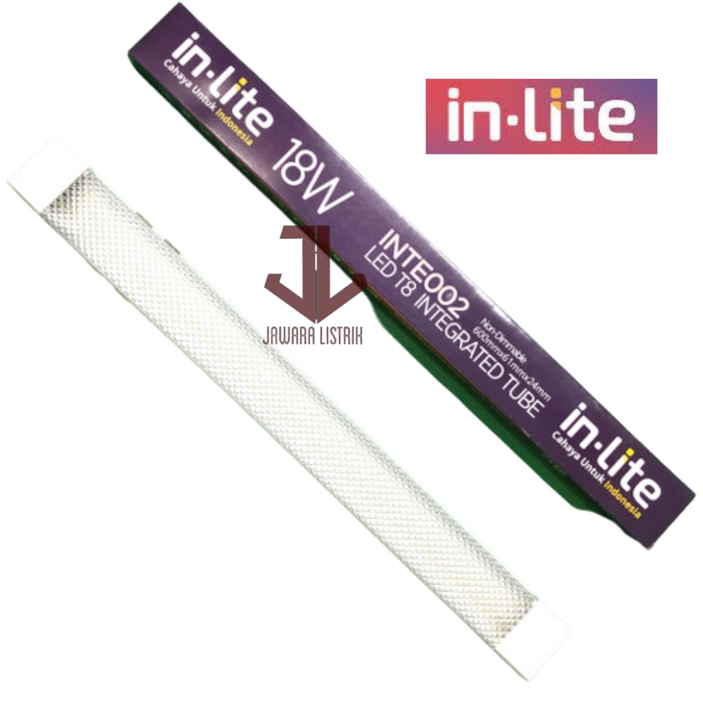 Jual INLITE LAMPU LED T8 INTEGRATED TUBE PRISMATIC INTE002 18W 18 W ...