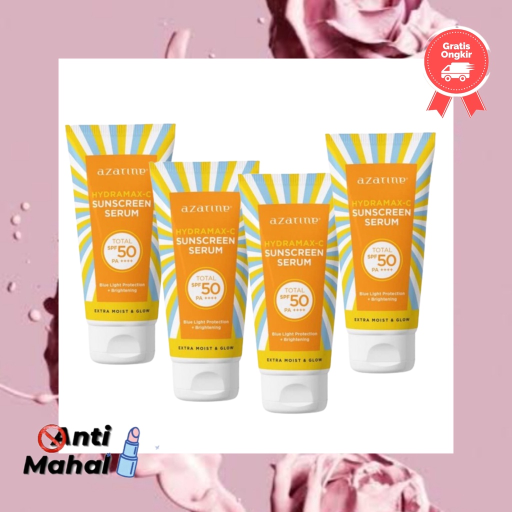 Jual AZARINE Hydramax-C Sunscreen Serum SPF 50 PA +++ 40ml BPOM - Anti ...