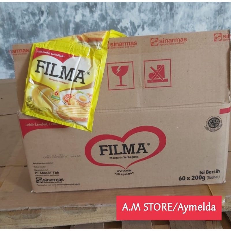 Jual FILMA MARGARIN 200 GR FILMA MENTEGA FILMA BUTTER 200 GRAM ...