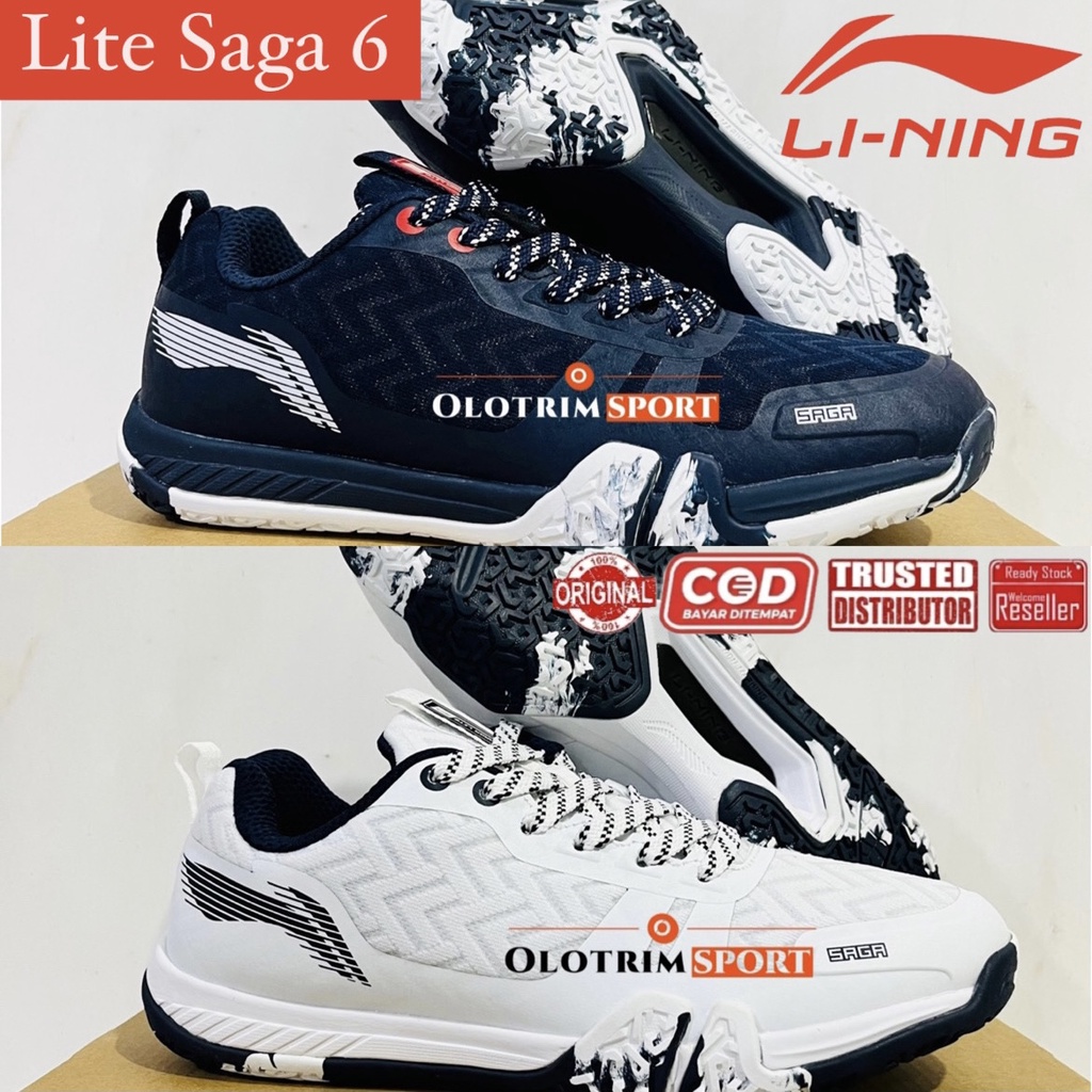 Jual Sepatu Badminton Lining SAGA LITE 6 VI Original | Shopee Indonesia