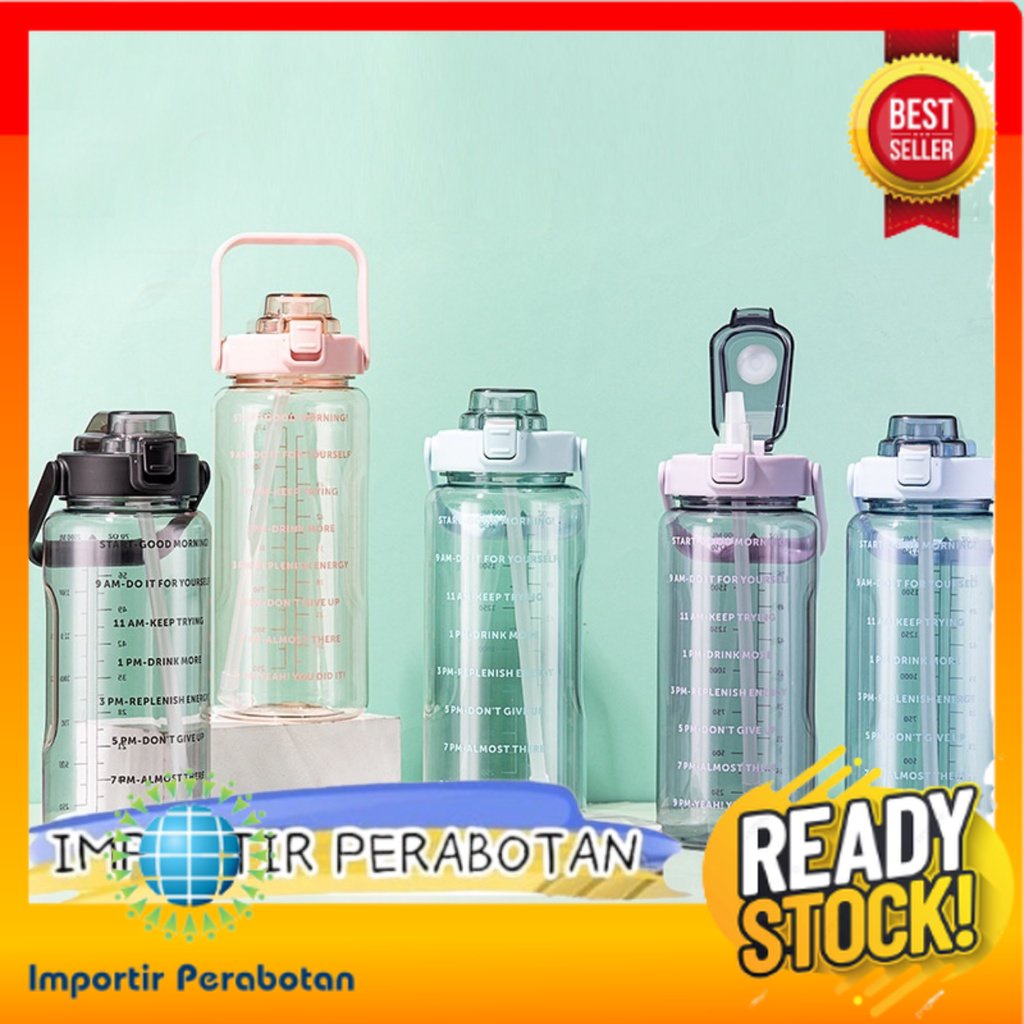 Jual IMP - E103-Botol 2 Liter TRANSPARAN BENING / Botol Penanda waktu ...