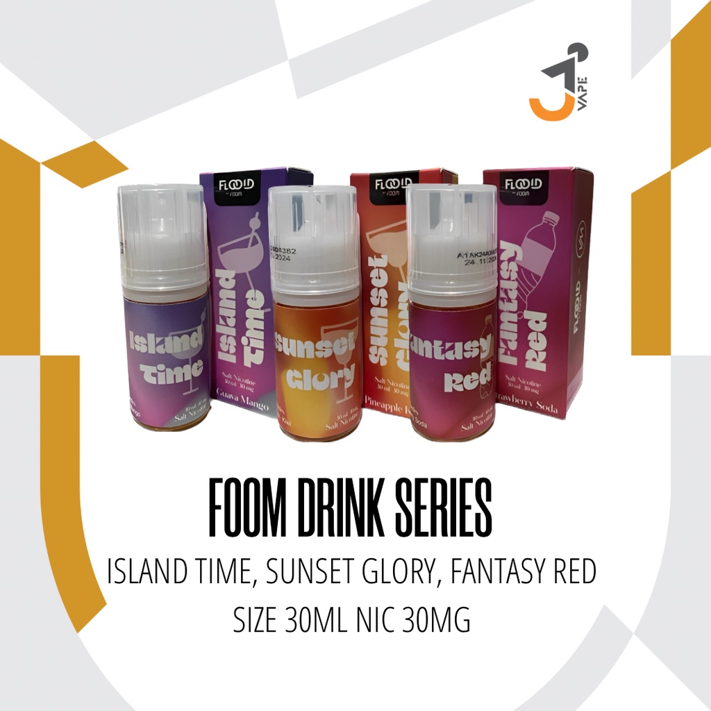 Jual FOOM DRINK SERIES 30ML 30MG BY FOOM LAB E-LIQUID | Shopee Indonesia
