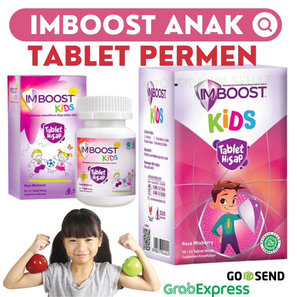 Jual Imboost Kids Imboost Permen Imboost Anak Tablet Hisap 21 tab ...