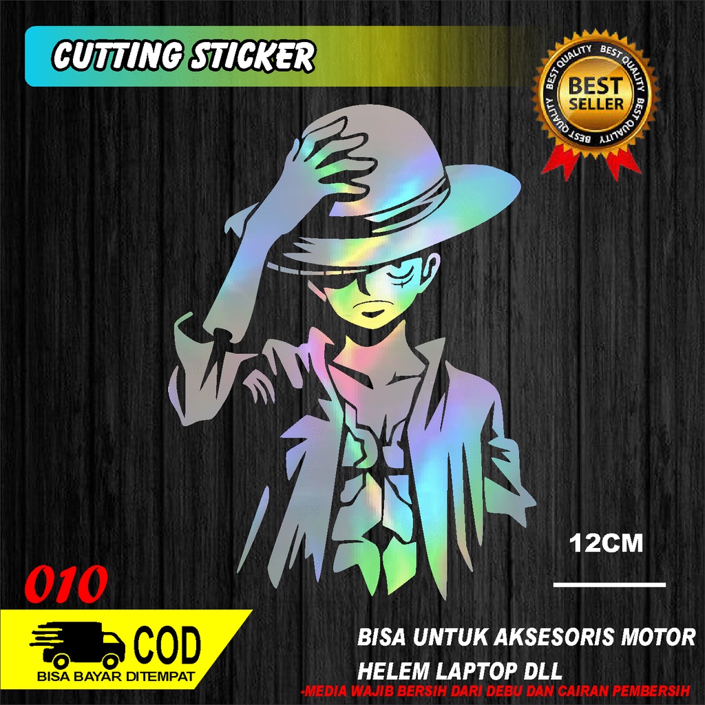 Jual STICKER CUTTING LUFFY ONE PIECE HOLOGRAM | Shopee Indonesia