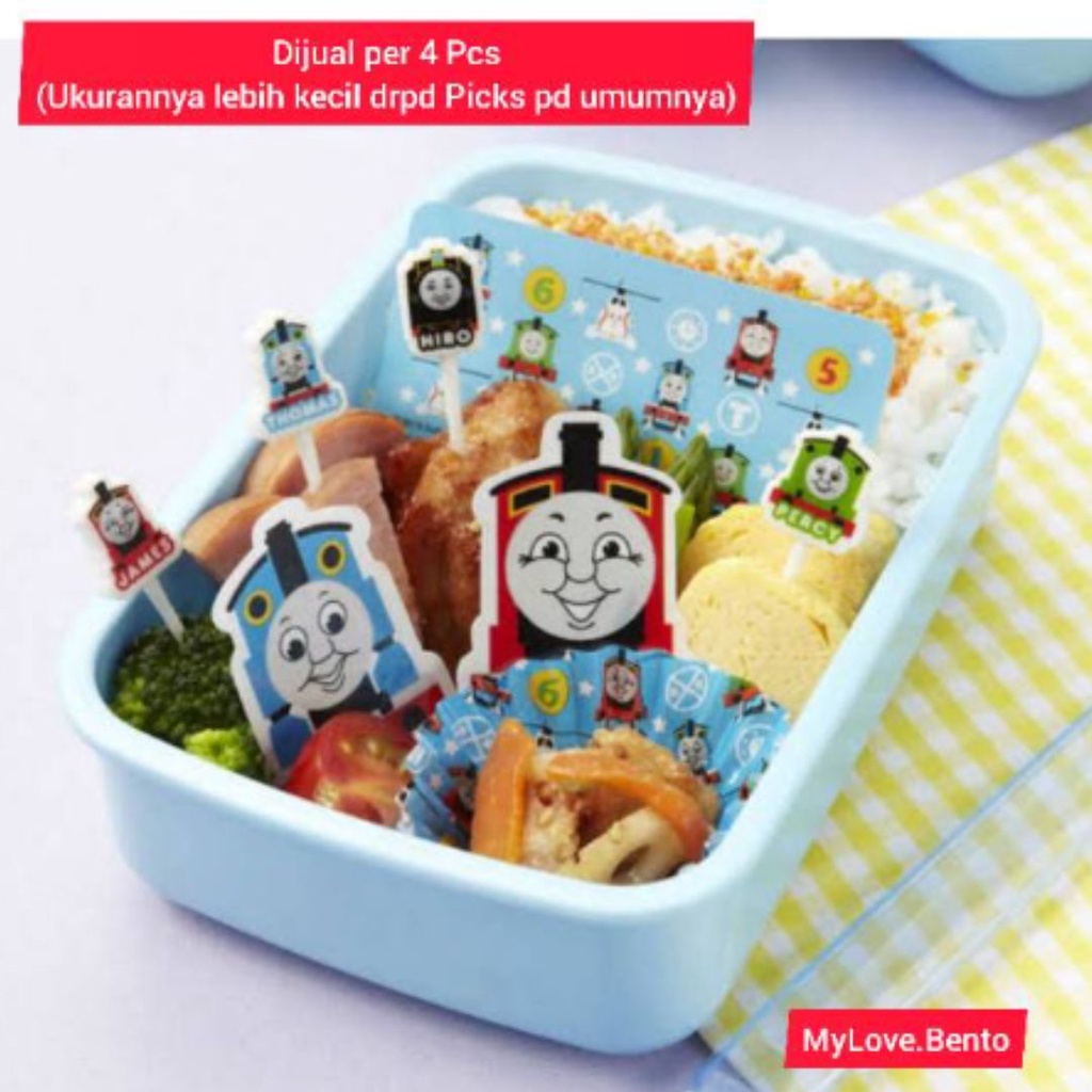Jual Tusukan Bento Foodpicks Thomas and Friends Picks Bento Tools Original | Shopee Indonesia