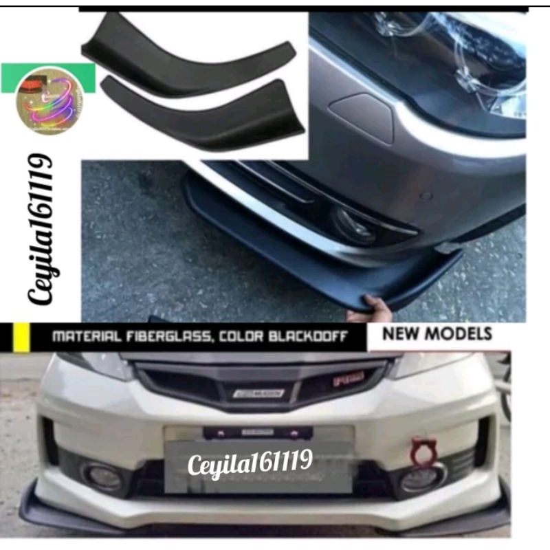 Jual Wing let Pariasi Bumper Depan Lips Dipuser Bumper depan Mobil ...