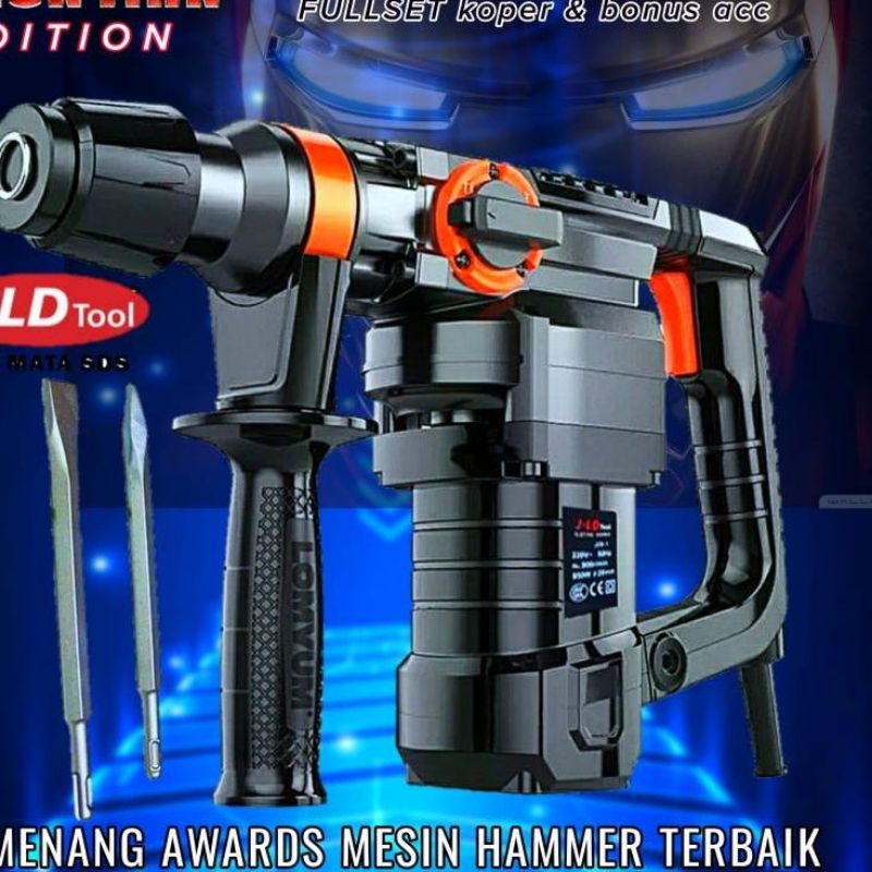 Jual Jack Rotary Hammer Drill J28-1 JLD Set Listrik / Mesin BOR BOBOK ...