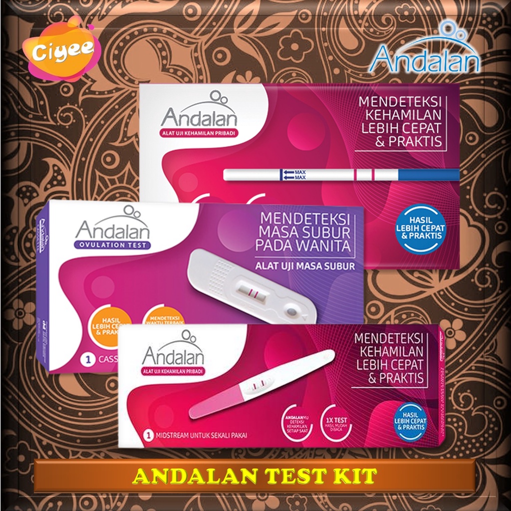 Jual Ciyee.. Andalan Pregnancy Test Midstream & Strip / Andalan Tes ...