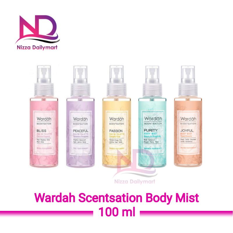 Jual Wardah Scentsation Body Mist 100 ml | Shopee Indonesia