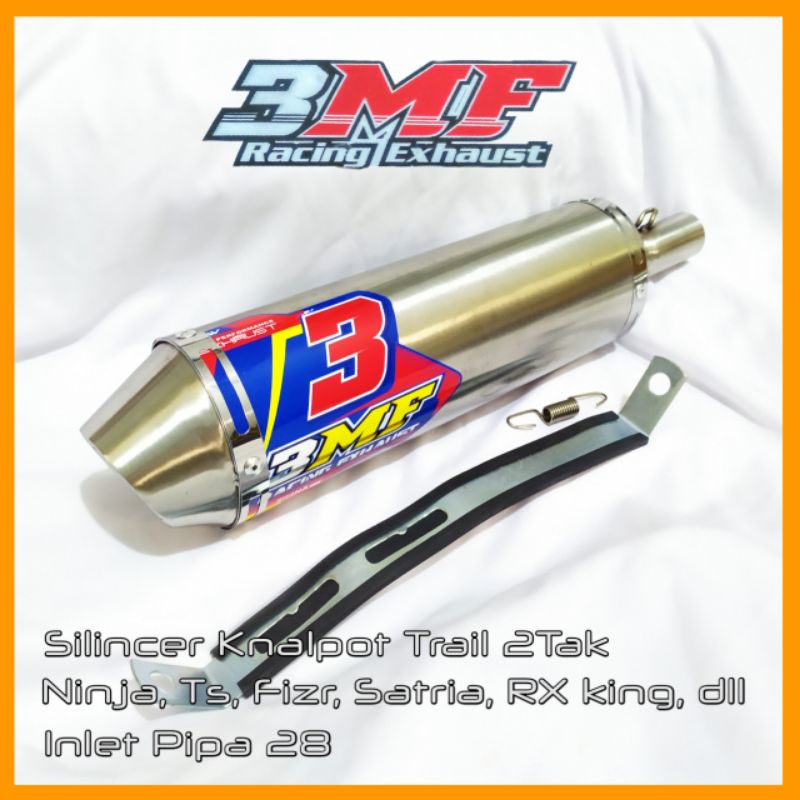 Jual Silincer Knalpot Trail 2Tak Inlet pipa 28mm | Shopee Indonesia