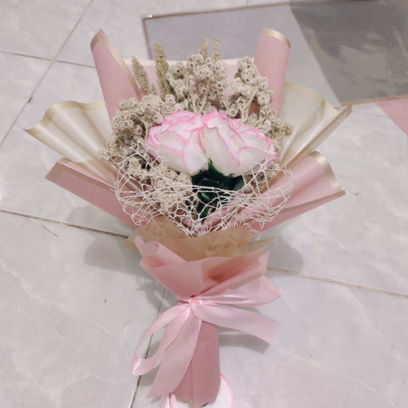 Jual Bucket artificial mix dry flower PG | Shopee Indonesia