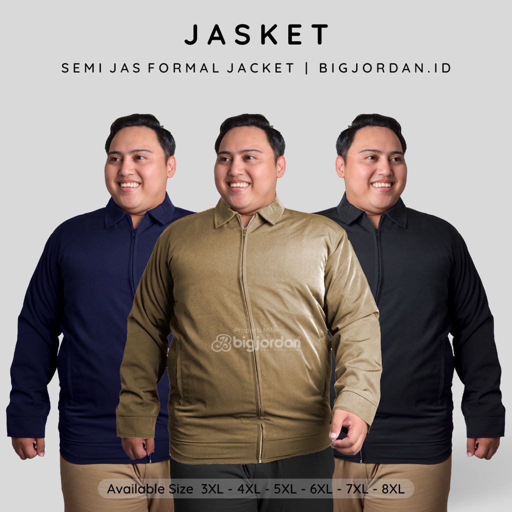 Jual JASKET khaki jaket formal pria jumbo XXXXXL XXXXL XXXL Jaket Semi Jas Big Size 8XL 7XL 6XL ...