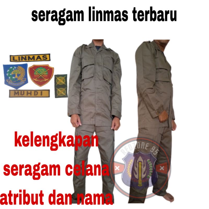 Jual GROSIR SERAGAM LINMAS LENGKAP / SERAGAM HANSIP LENGKAP, SERAGAM ...