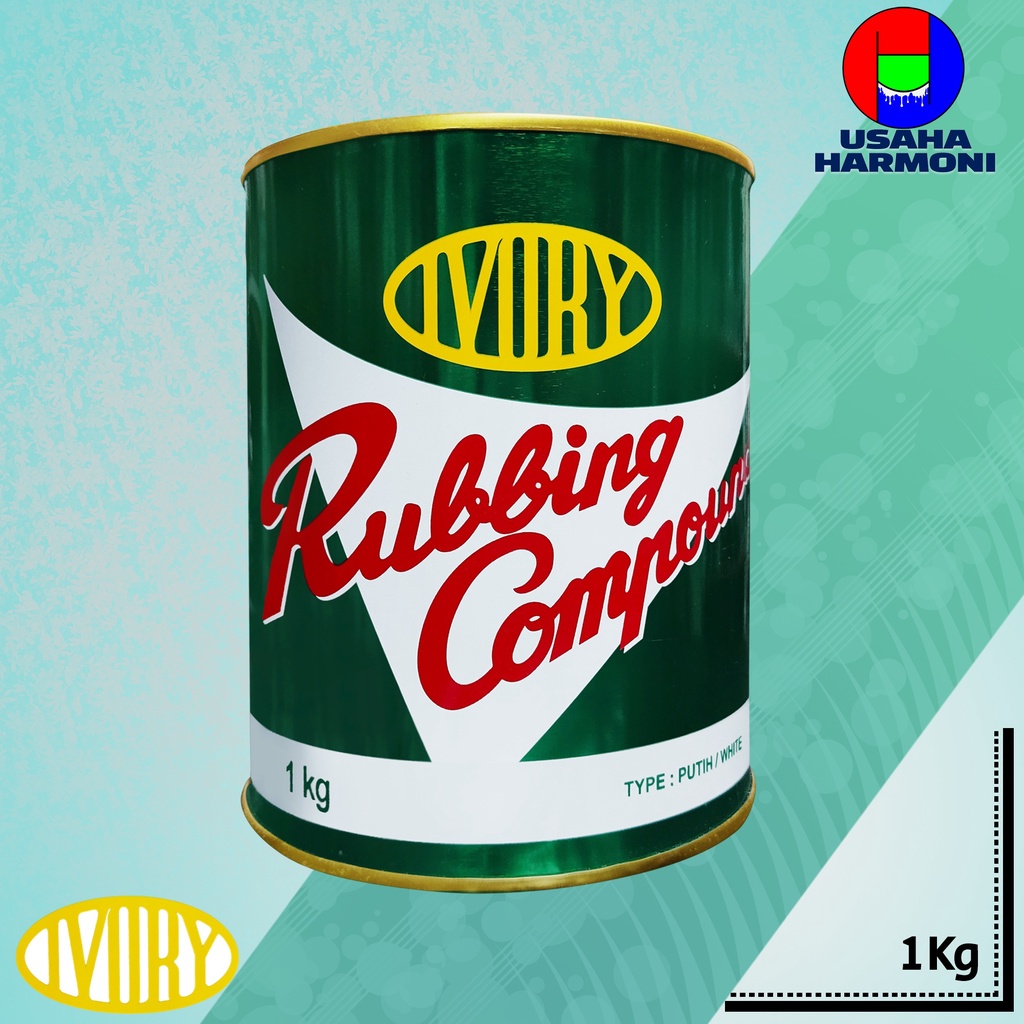 Jual Rubbing Compound Ivory Putih | Ukuran : 1 Kg | Shopee Indonesia