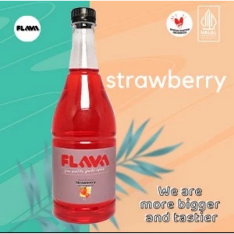 Jual Flava syrup /flavour sirup perisa rasa strawberry teh dan mocktail ...