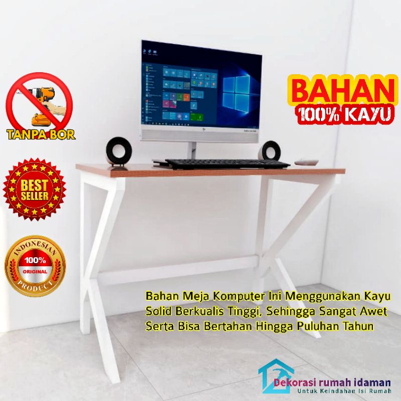 Jual Meja Komputer Laptop Belajar Gaming Kantor Laptop PC Multifunsi ...