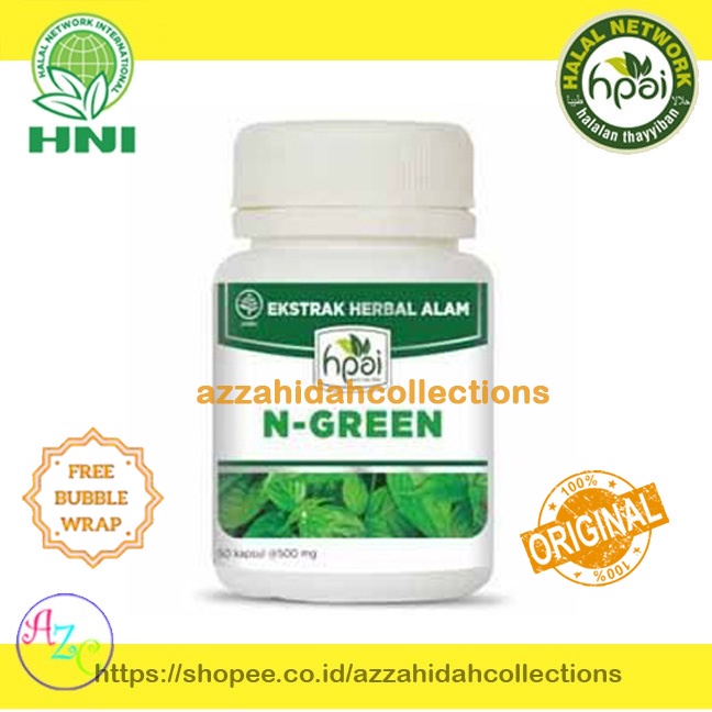 Jual N-Green Klorofil Kapsul - herbal klorofil, obat untuk mencegah ...