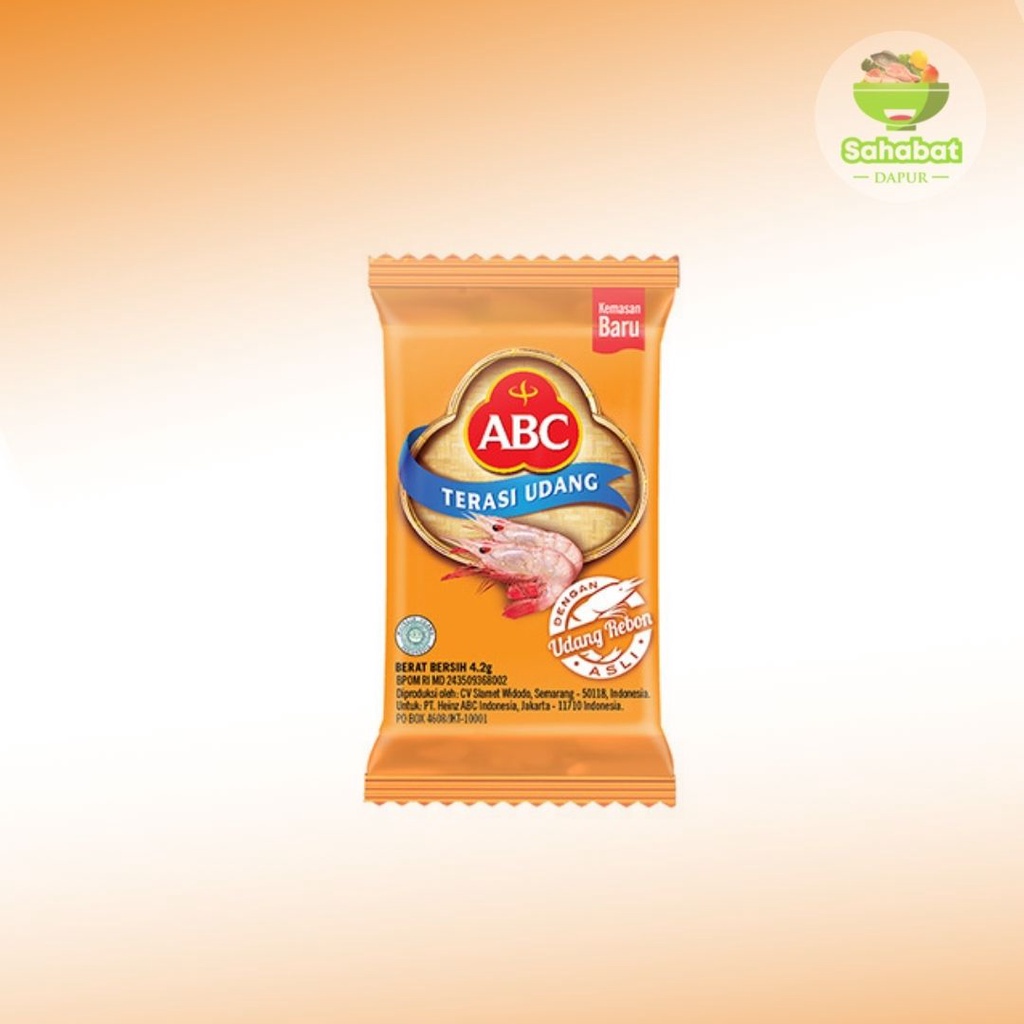 Jual ABC Terasi Udang 1pcs Sachet / Terasi Udang Asli 4,2g / Bumbu ...
