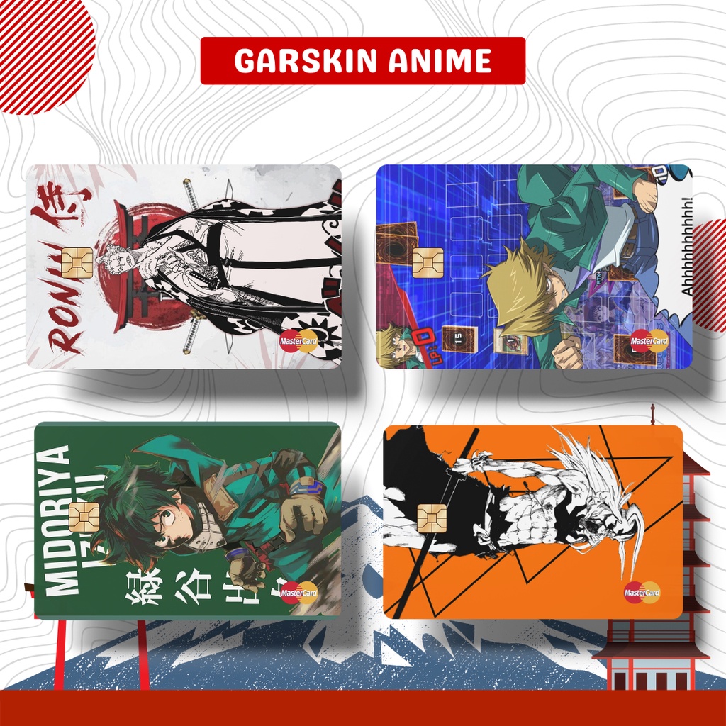 Jual Stiker Sticker Kartu Atm Skin Card Anime - HOLOGRAM Debit Credit ...