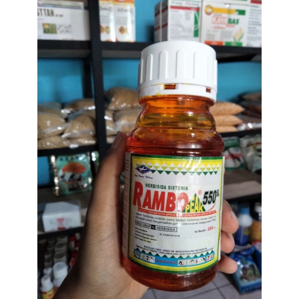 Jual HERBISIDA SISTEMIK RAMBO 550 SL PEMBASMI RUMPUT DOSIS TINGGI ...