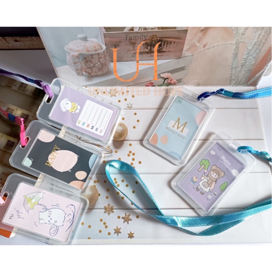 Jual ID CARD HORDER / TALI KARTU NAMA / CASING ID CARD | Shopee Indonesia