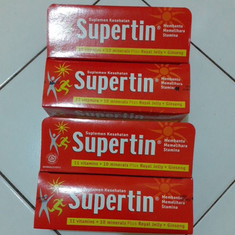 Jual SUPERTIN multivitamin 30 kapsul || supertin suplemen kesehatan ...
