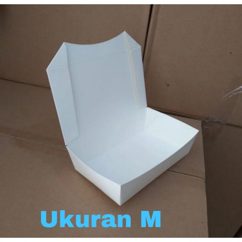 Jual PAPER BOX LUNCH UKURAN M / PAPER BOX KERTAS / PAPER TAKE AWAY ...